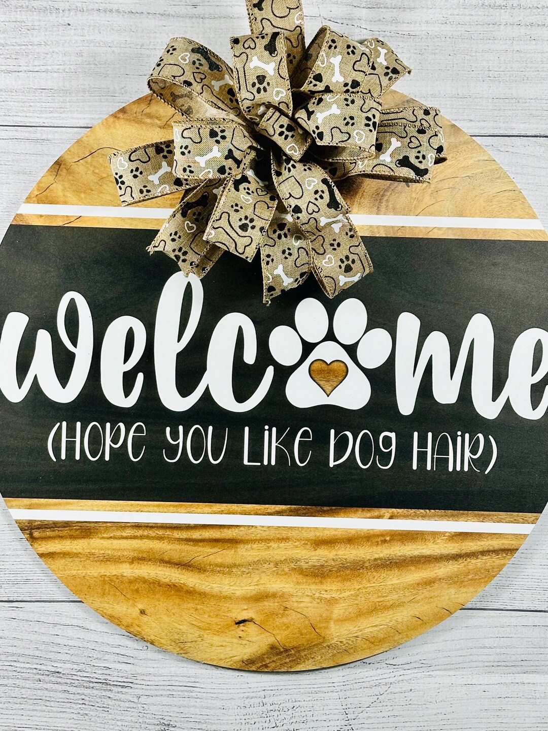 I Hope You Like Dog Fur Wooden Sign – Dog Lover Door Hanger – Pet ...