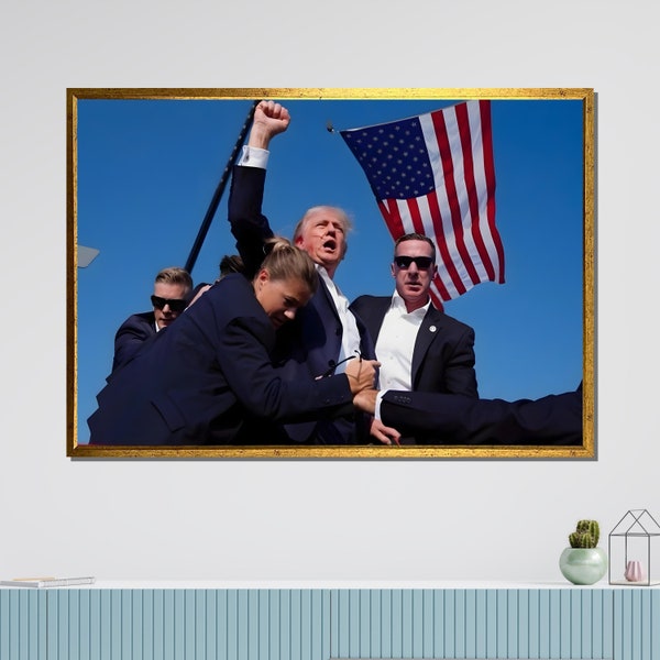 Trump Canvas Wall Art - Etsy