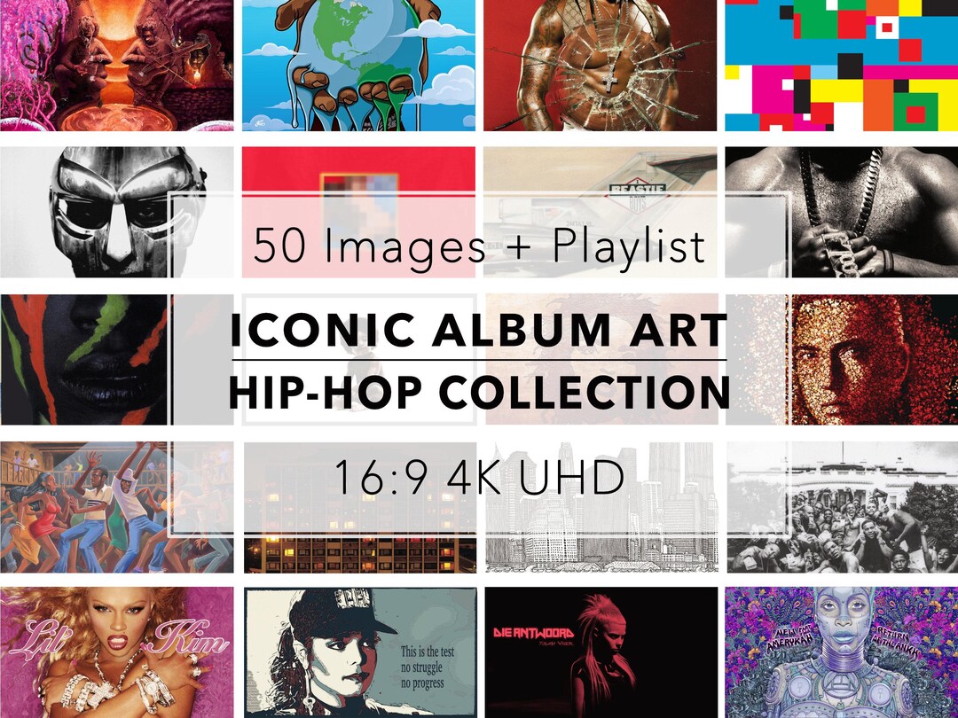 Iconic Hip-hop Music Album Artwork + Playlist Bundle | Digital ...