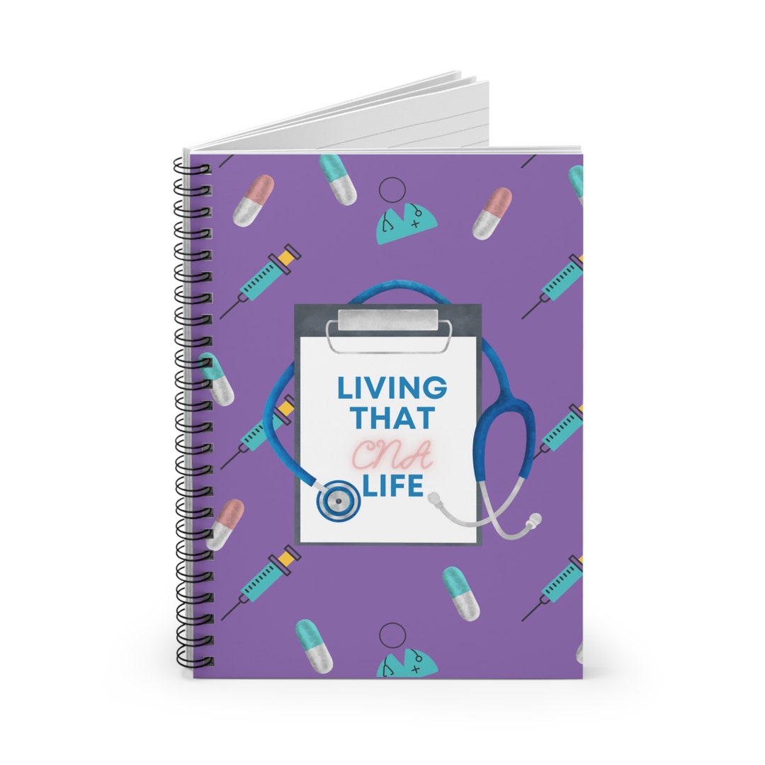 Living That CNA Life Spiral Notebook Narrow Ruled - Etsy