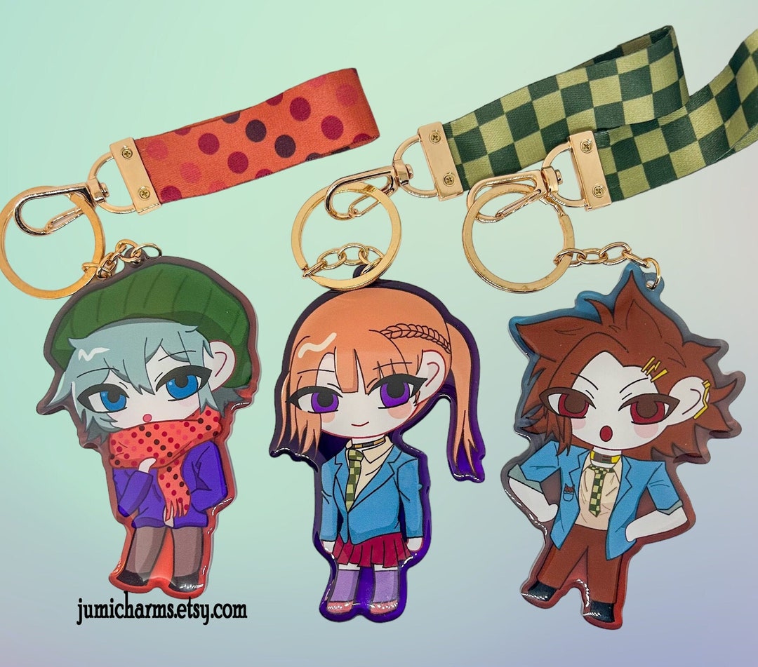 YTTD Sou Hiyori, Sara Chidouin, & Joe Tazuna 4'' Lanyard Keychains - Etsy