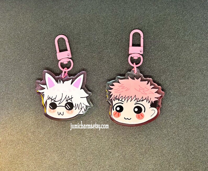 JJK Gojo and Itadori 2'' Acrylic Keychains - Etsy