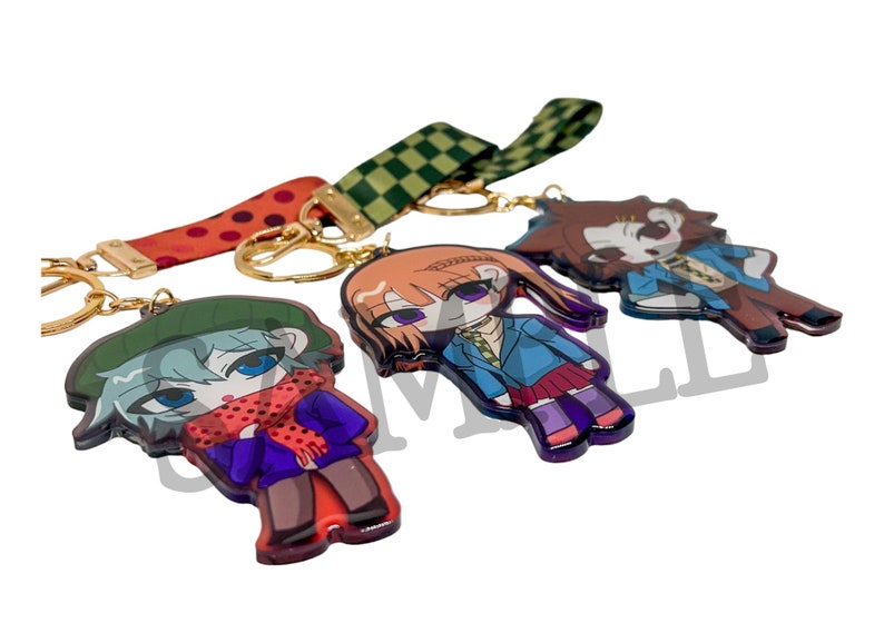 YTTD Sou Hiyori, Sara Chidouin, & Joe Tazuna 4'' Lanyard Keychains - Etsy