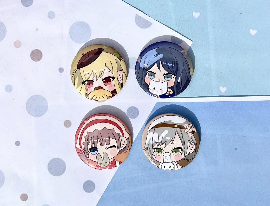 Project Sekai L/N Button Pins Saki, Ichika, Honami, Shiho - Etsy