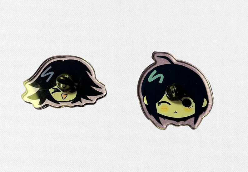 Danganronpa V3 Shuichi Saihara and Kokichi Ouma Acrylic Pins - Etsy