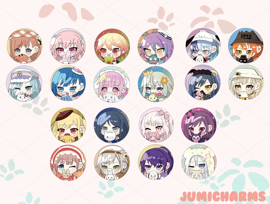 Project Sekai Collab Button Pins | Wxs, 25-ji, MMJ, VBS, L/N PRSK - Etsy