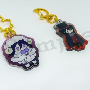 Danganronpa V3 Shuichi Saihara and Kokichi Ouma Halloween Acrylic Epoxy ...
