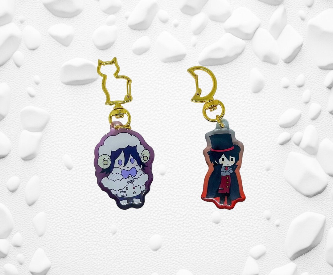 Danganronpa V3 Shuichi Saihara and Kokichi Ouma Halloween Acrylic Epoxy ...