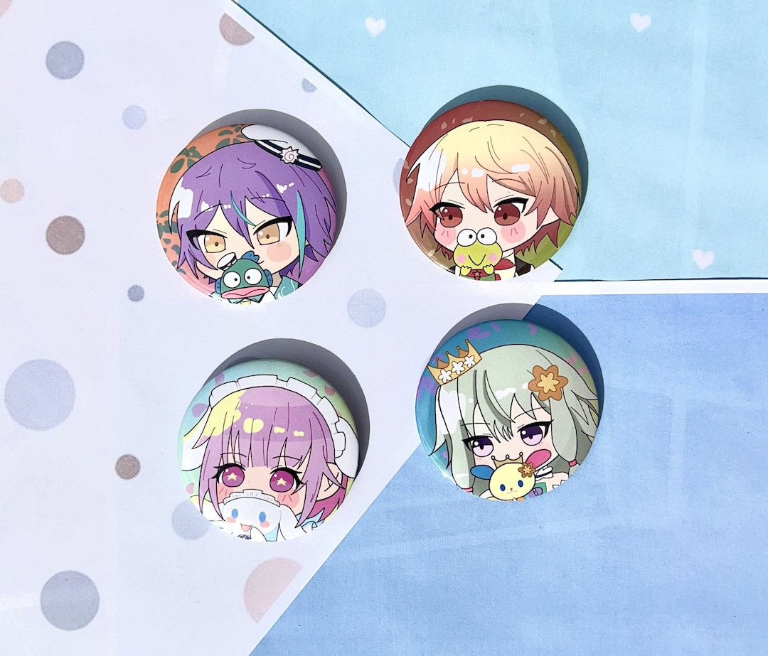 Project Sekai Wxs Button Pins | Tsukasa, Rui, Emu, Nene - Etsy
