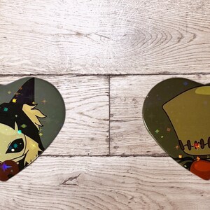 Identity V Night Watch/ithaqua and Axe Boy/robbie Heart-shaped Button ...