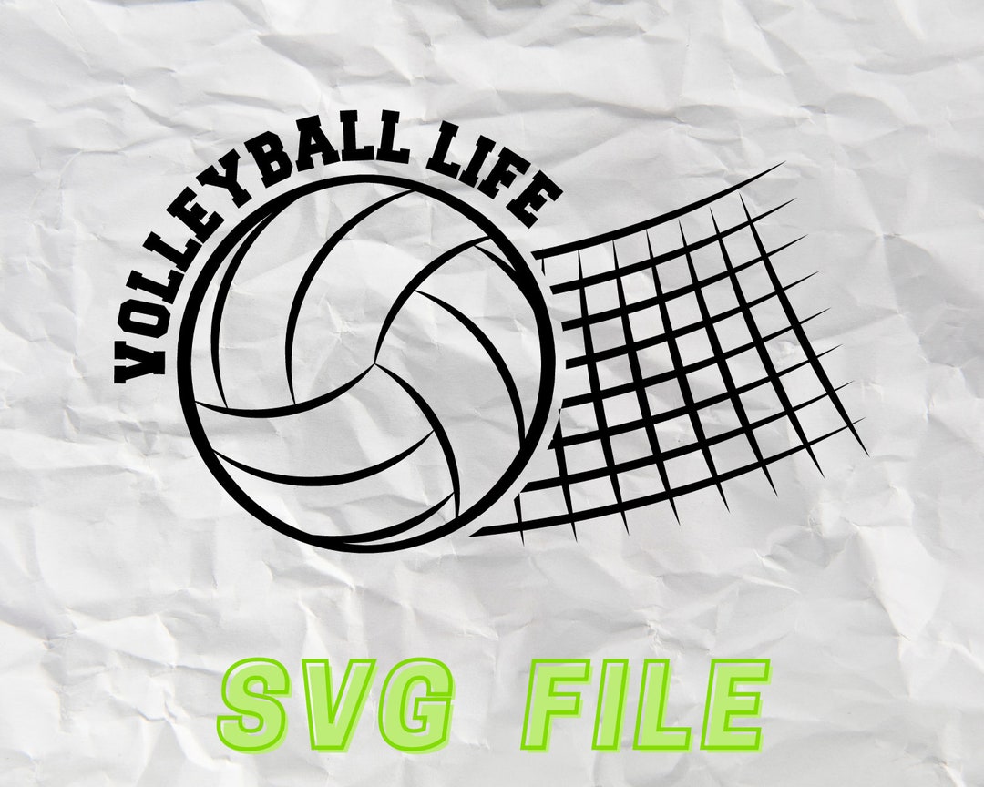 Volleyball Life SVG Volleyball SVG Volleyball Life Volleyball Mom Shirt ...