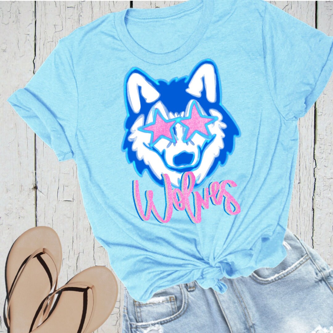 Download Wolves Preppy PNG, Wolves Mascot PNG - Etsy