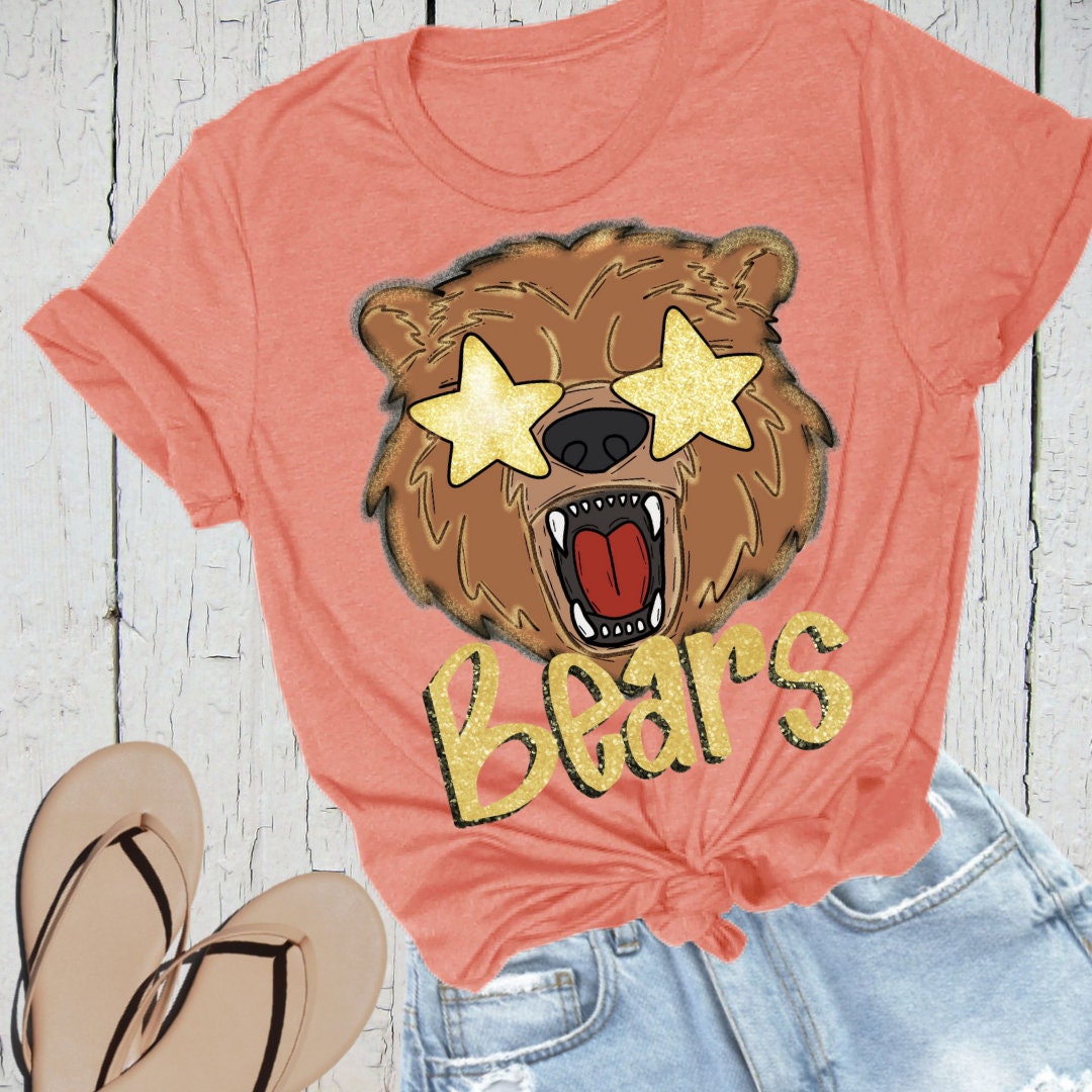 Download Bears Preppy PNG, Bears Mascot PNG - Etsy