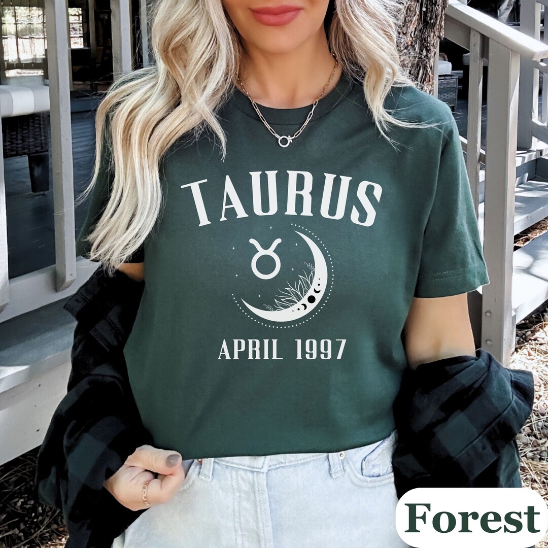 Custom Taurus Zodiac Sign Shirt, Horoscope Taurus Tshirt Constellation ...