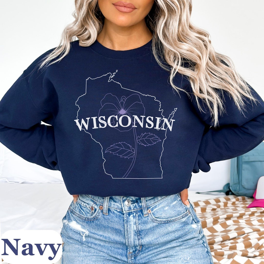 Wisconsin Sweatshirt Wi Sweatshirts Wi Sweatshirt Wisconsin - Etsy