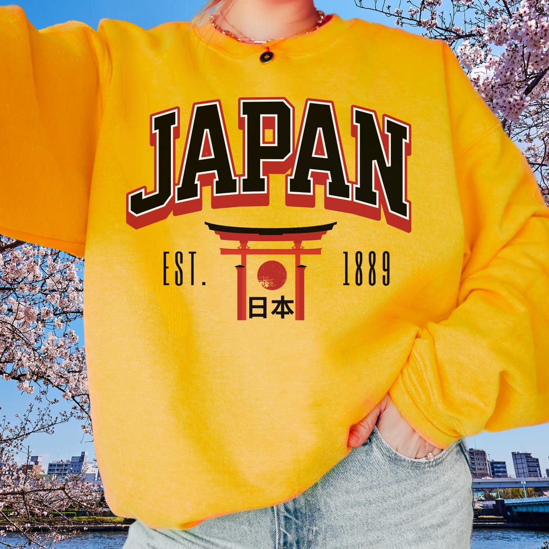 Kanji Sign Japan Tori Shinto Sweatshirt, Japanese Tori Gate Japan ...
