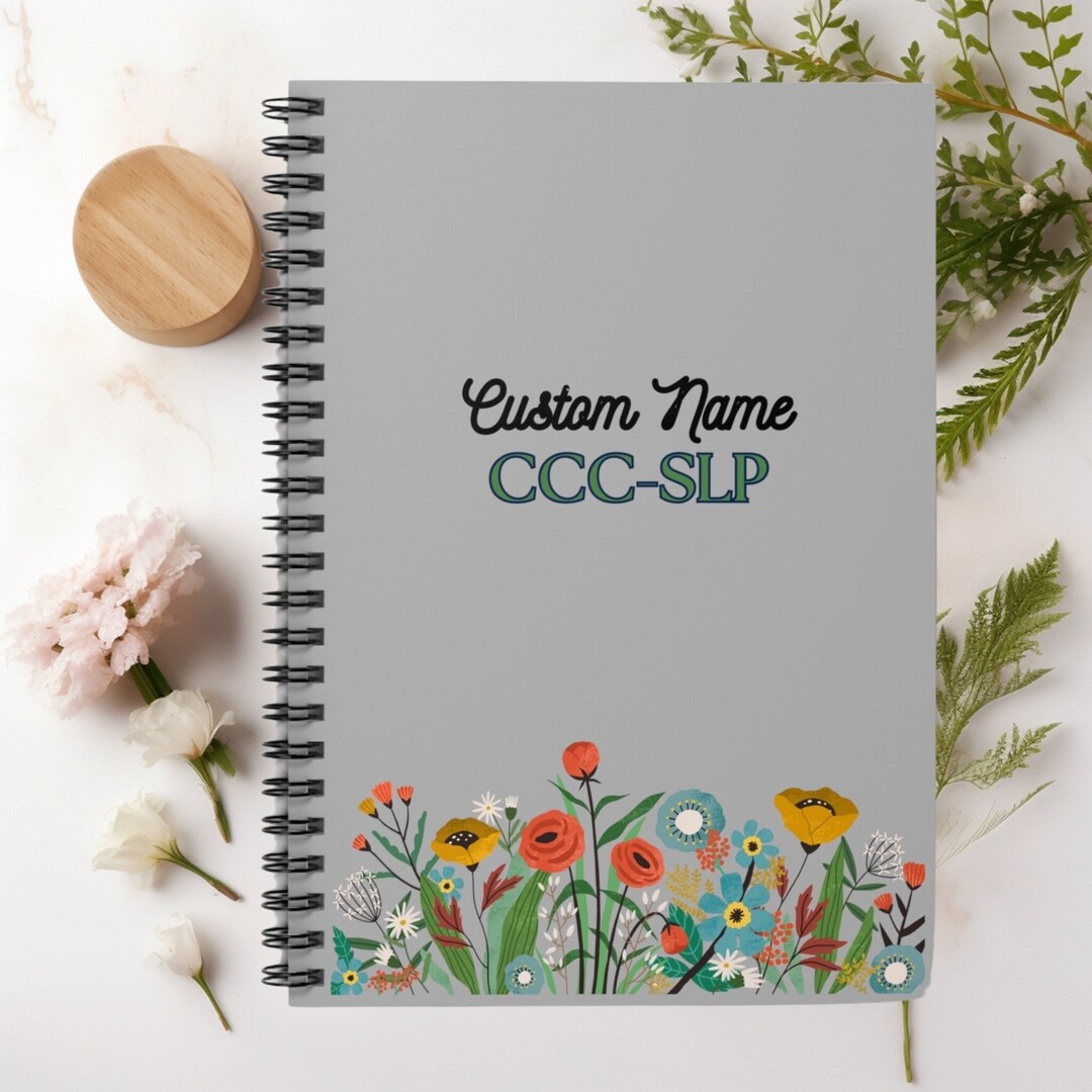 Custom Ccc Slp Journal, Speech Language Pathologist Data Collection ...
