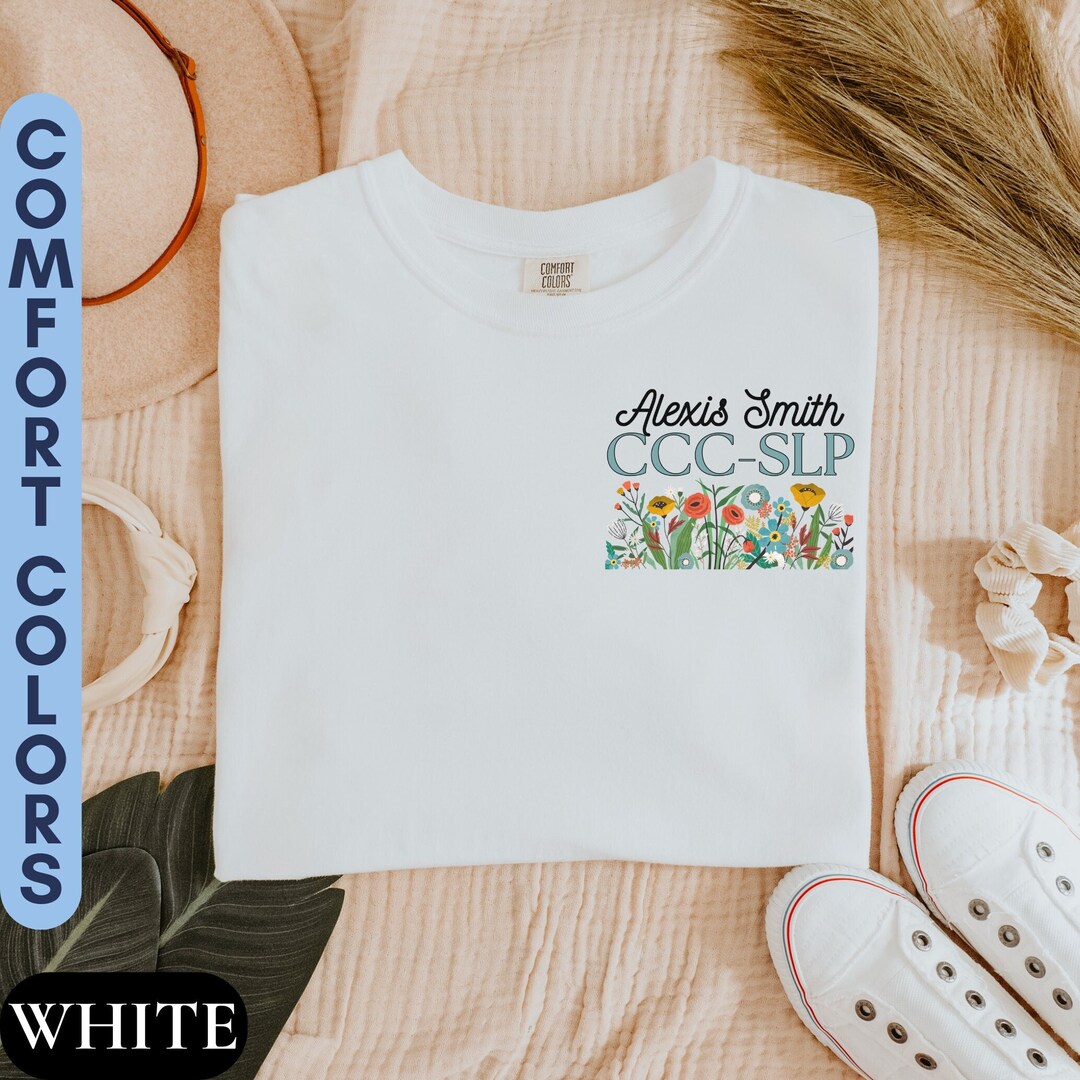 Custom CCC-SLP Speech Language Pathologist Shirt, Speech Therapist ...