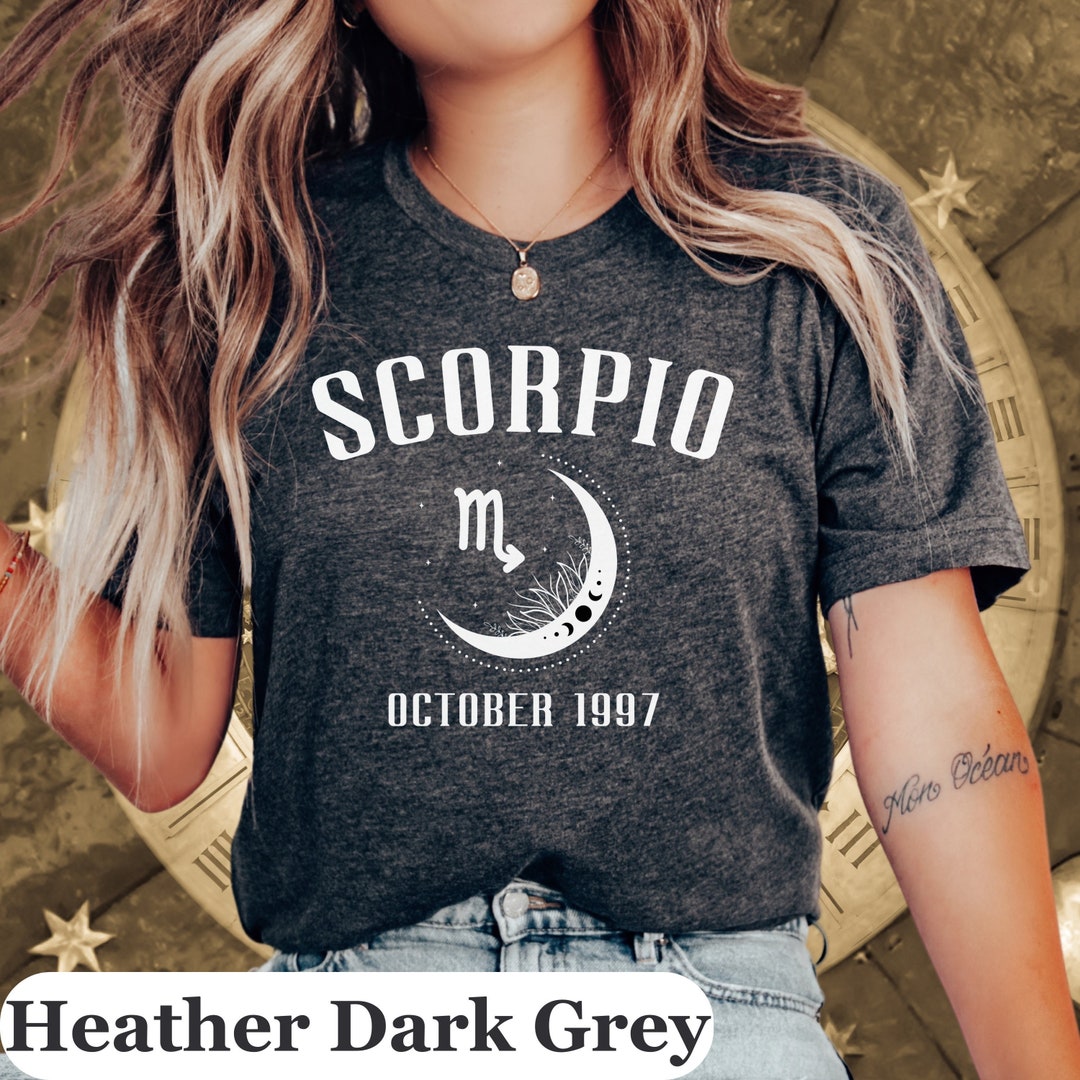 Custom Scorpio Zodiac Sign Shirt, Horoscope Scorpio Tshirt ...