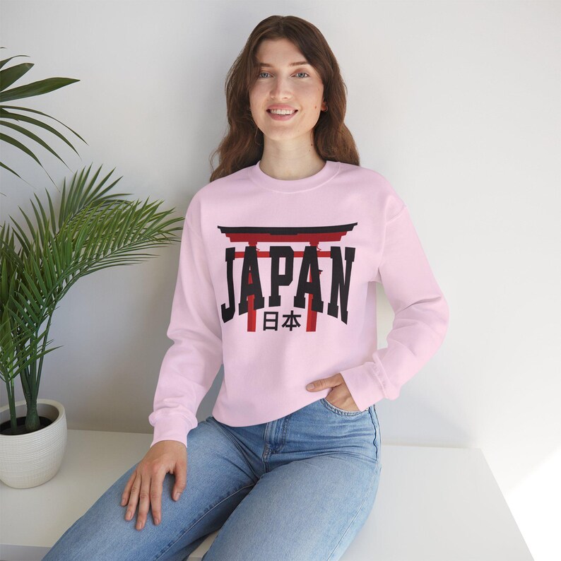 Kanji Sign Japan Tori Shinto Sweatshirt, Japanese Tori Gate Shirt Torii ...