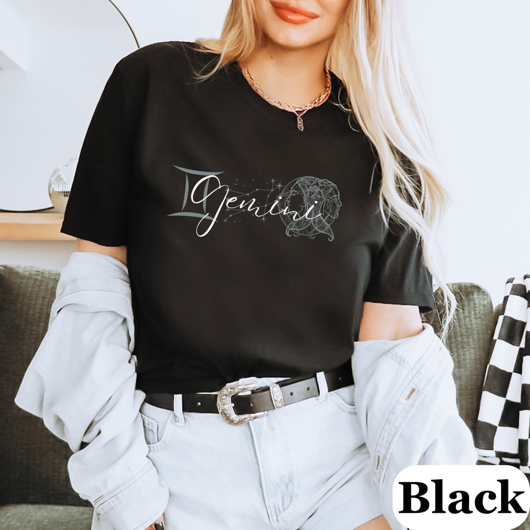 Gemini Zodiac Sign Shirt, Gemini T Shirt Horoscope Shirt Constellation ...