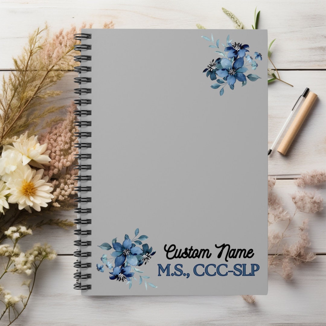 Custom Ms Ccc Slp Journal, Speech Language Pathologist Data Collection ...