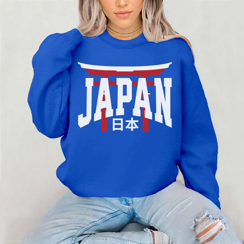 Kanji Sign Japan Tori Shinto Sweatshirt, Japanese Tori Gate Shirt Torii ...