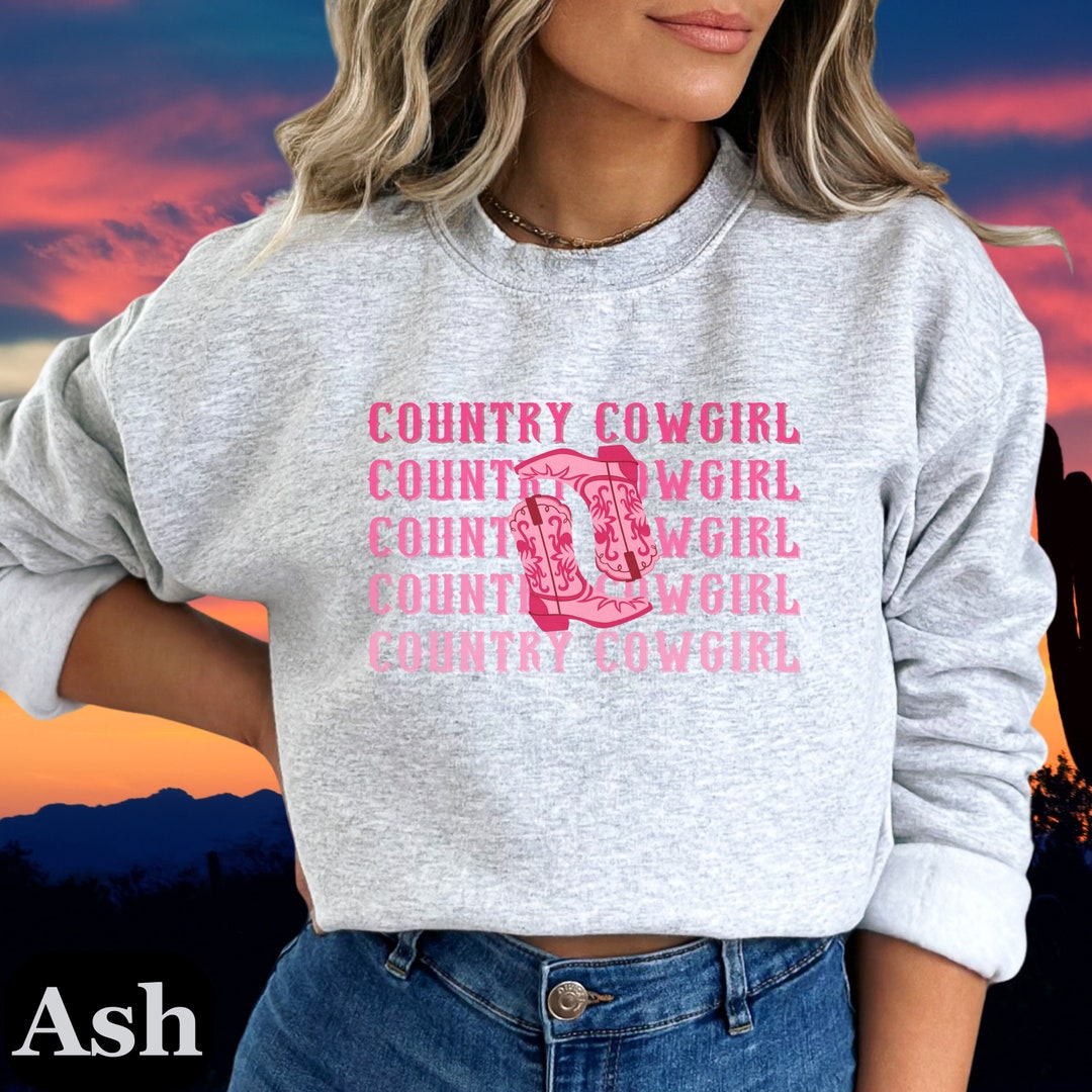 Cute Country Cowgirl Sweatshirt for Women Country Western Sweater ...