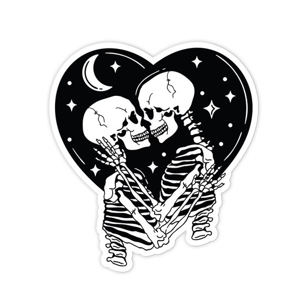 Skeleton Sticker - Etsy