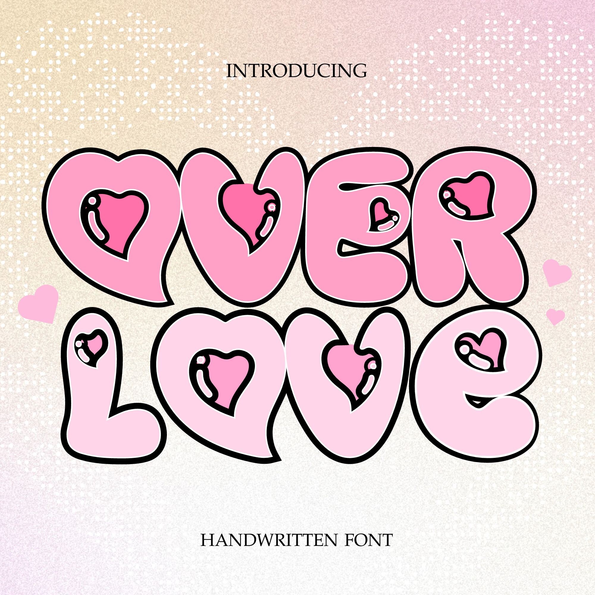 Valentine Font groovy Font, Modern Font, Display Font, Cute Font ...