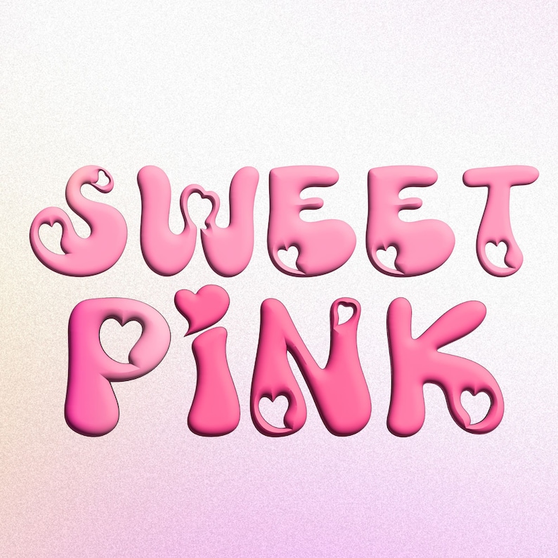 Valentine Font -groovy Font, Modern Font, Display Font, Cute Font ...