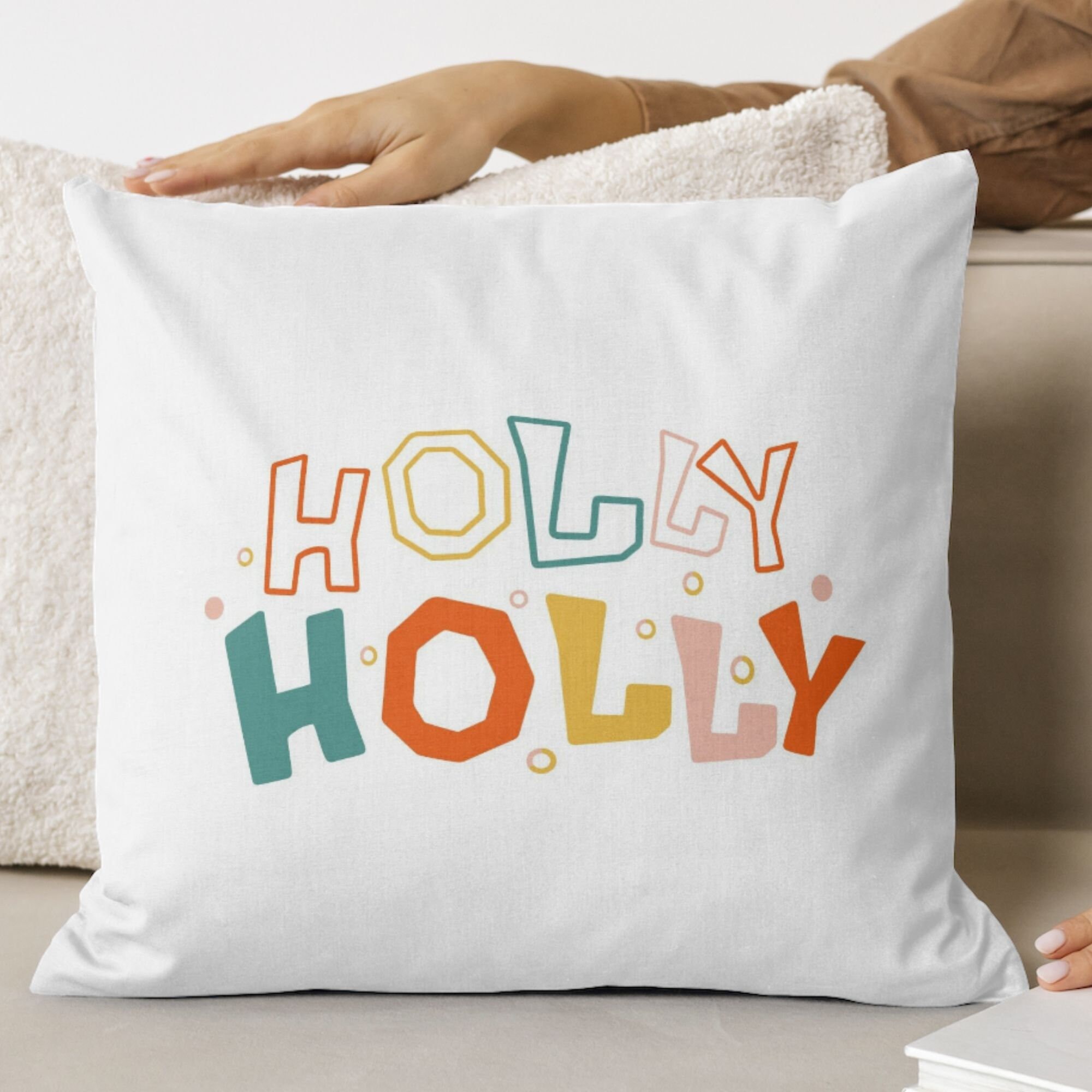 Holly Family Font - Groovy Bubbly Font, Cricut & Procreate Fonts (OTF ...