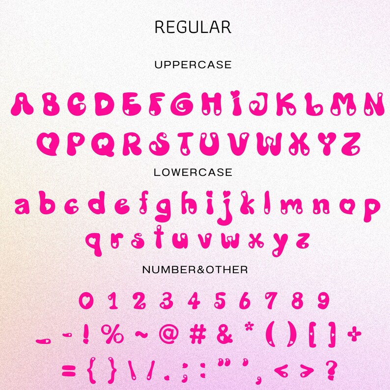 Valentine Font -groovy Font, Modern Font, Display Font, Cute Font ...