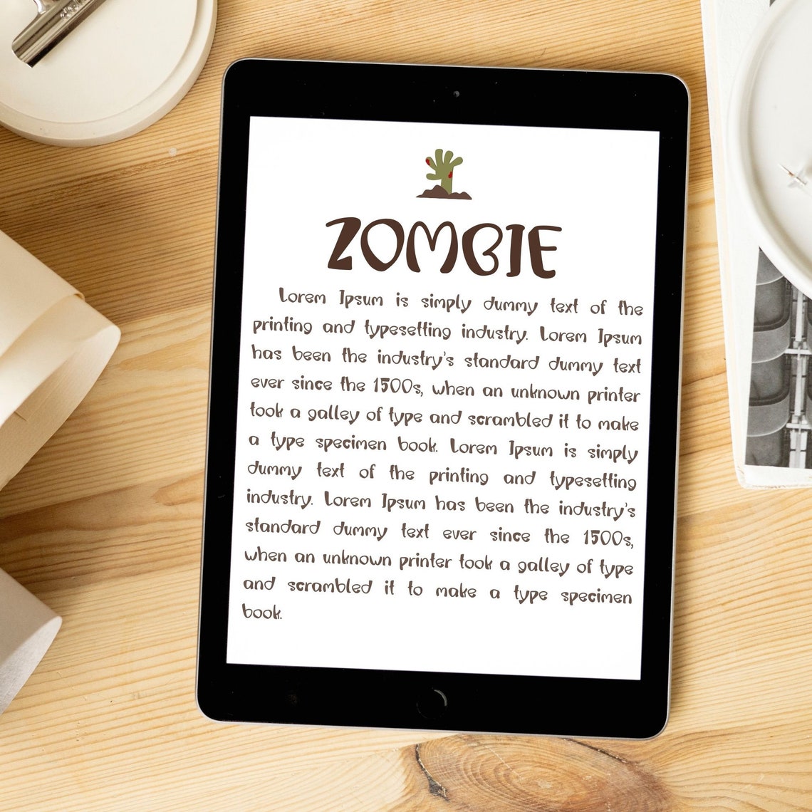 ZOMBIE Font Groovy Font Modern Font Hippie Font 70s Font - Etsy