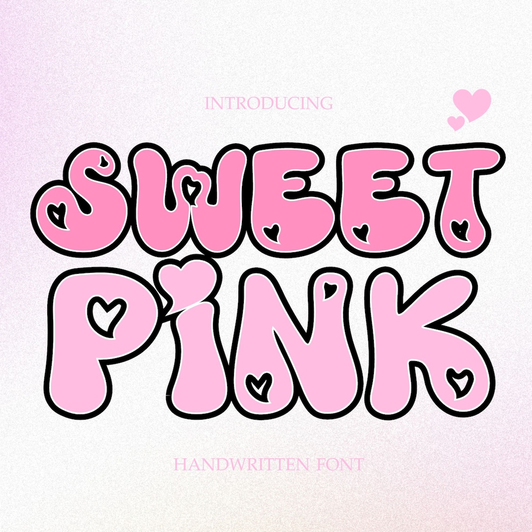 Valentine Font -groovy Font, Modern Font, Display Font, Cute Font ...