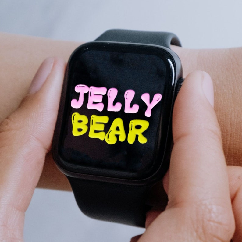 JELLY BEAR Font -groovy Font, Modern Font, Display Font, Cute Font ...