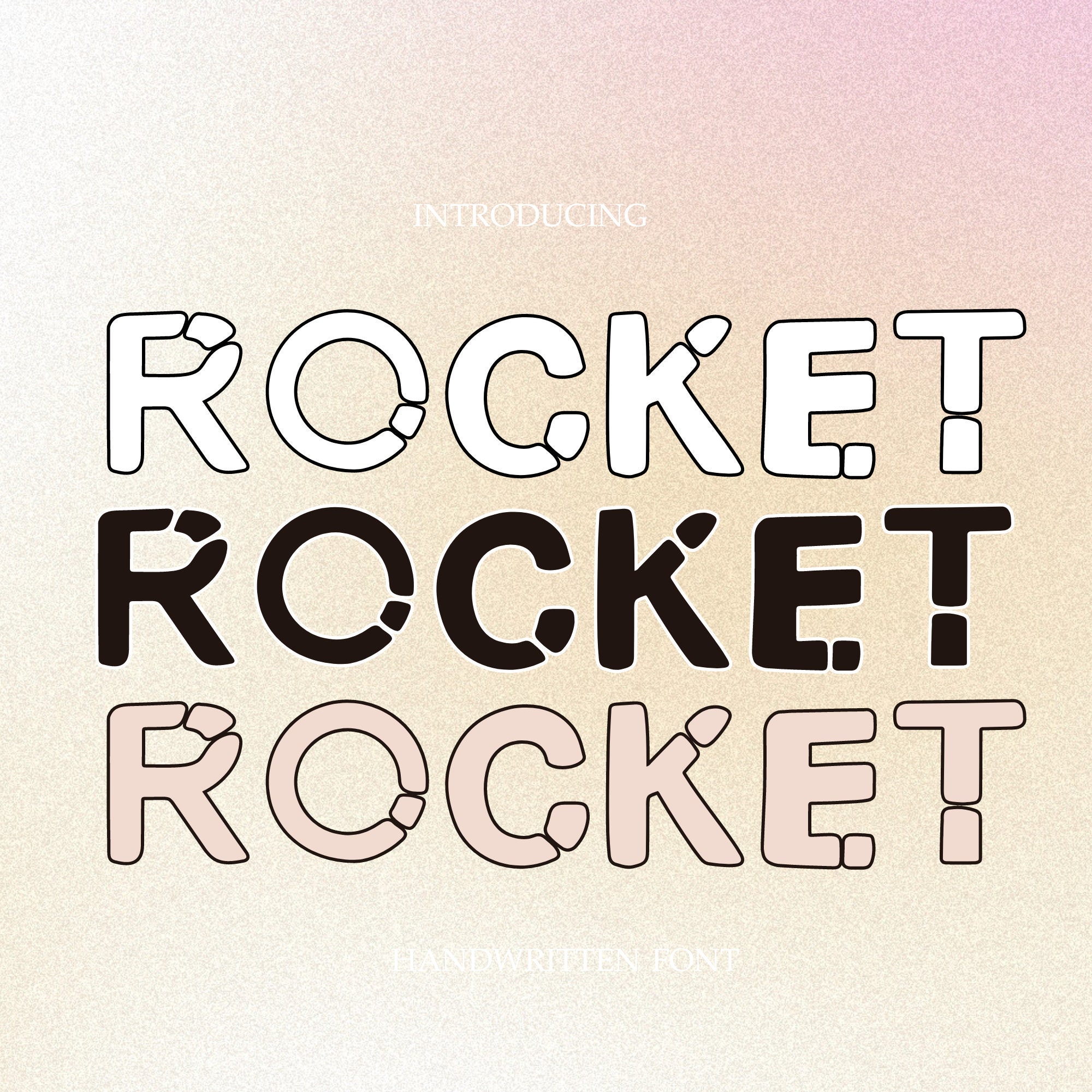 Rocket Font- Groovy Font, Modern Font, Hippie Font, 70s Font, Cricut ...