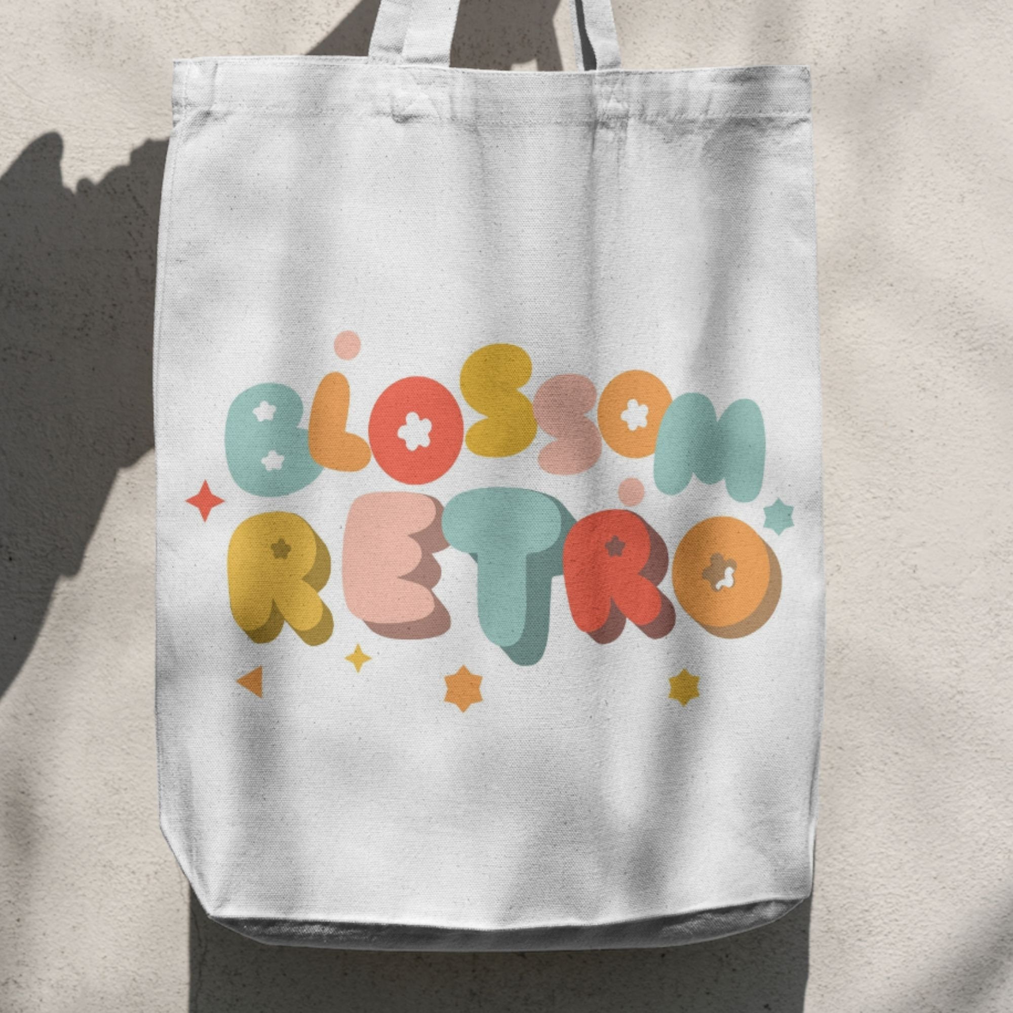 Blossom Retro - Groovy Font, Modern Font, Hippie Font, 70s Font, Cricut ...