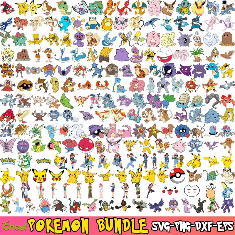 Pokemonsvg - Etsy