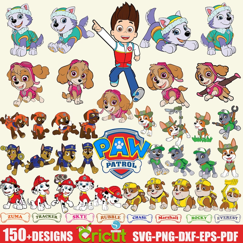 Paw Patrol Logo - Etsy