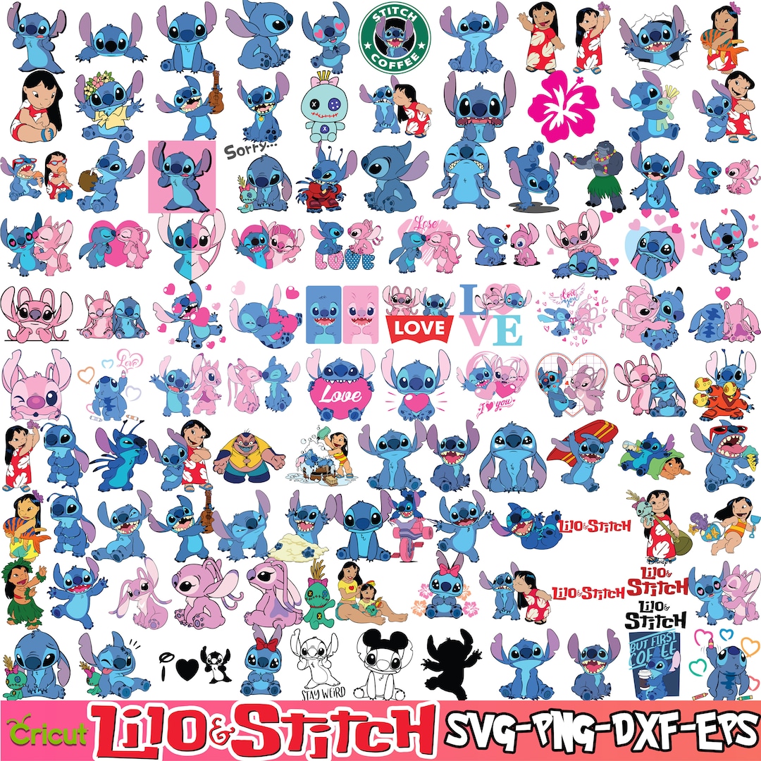 440+ Lilo and Stitch Layered Bundle Files | Clipart, Cricut, Silhouette ...