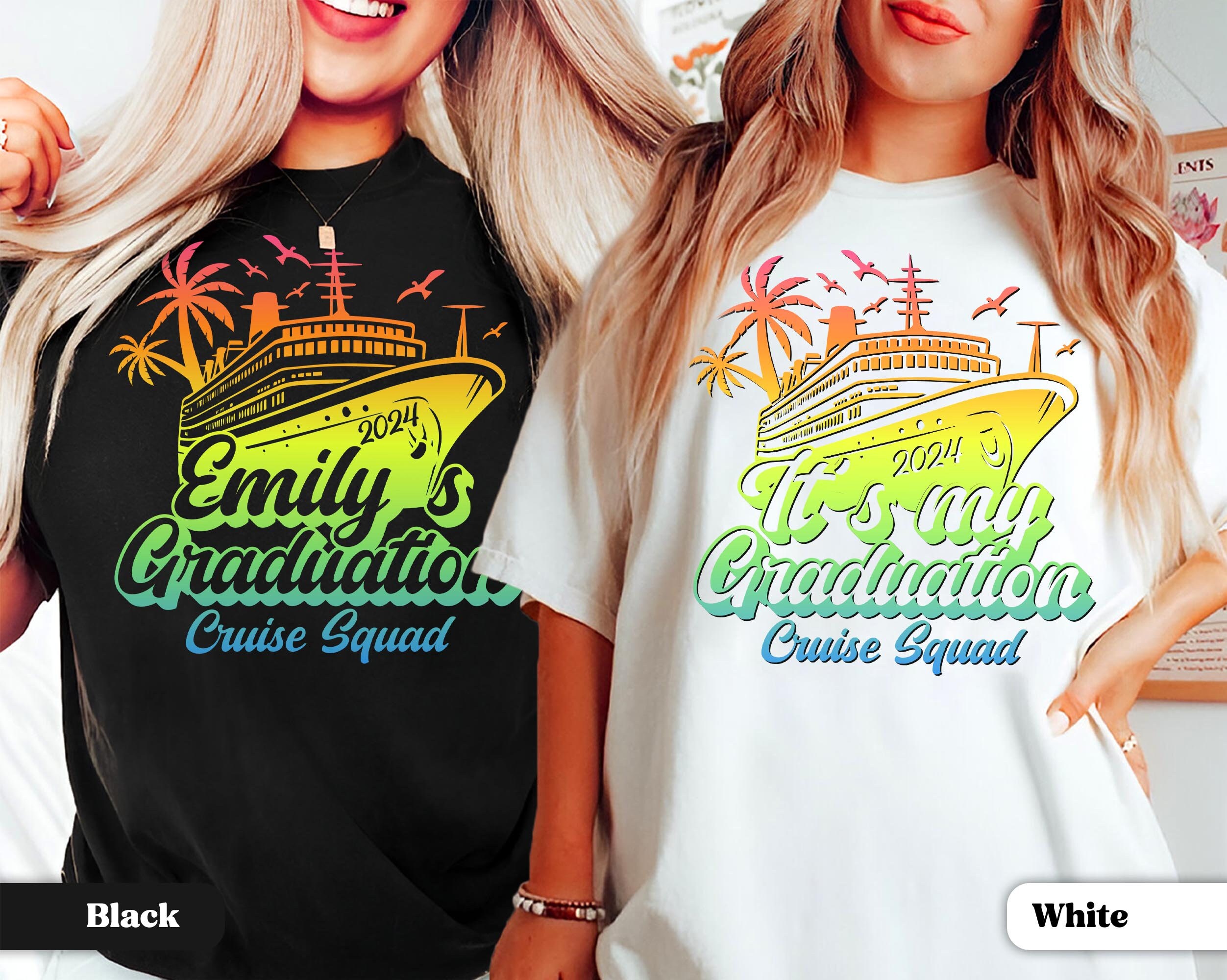 Graduation Cruise Shirt Class of 2024 Family Graduation Cruise T-shirts ...