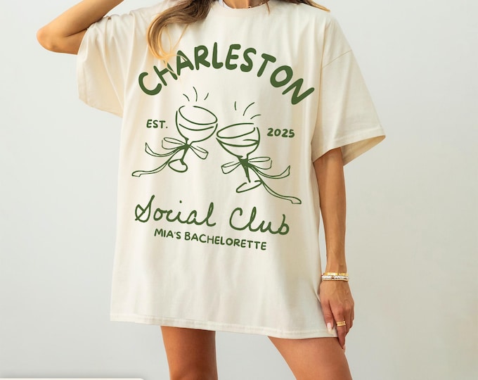 Charleston Bachelorette Shirts, Personalized Beach Bachelorette Party ...