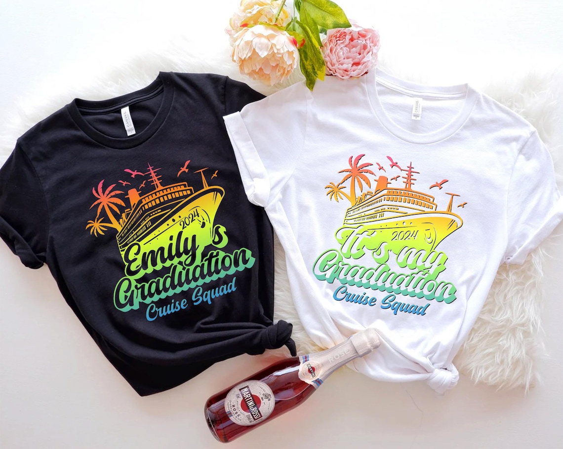 Graduation Cruise Shirt Class of 2024 Family Graduation Cruise T-shirts ...