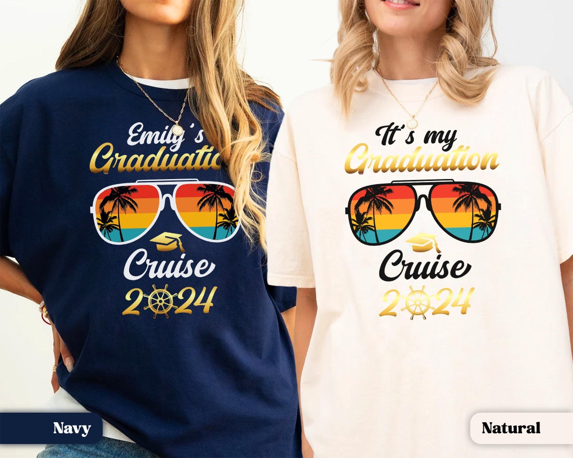 Graduation Cruise Shirt Class of 2024 Family Graduation Cruise T-shirts ...