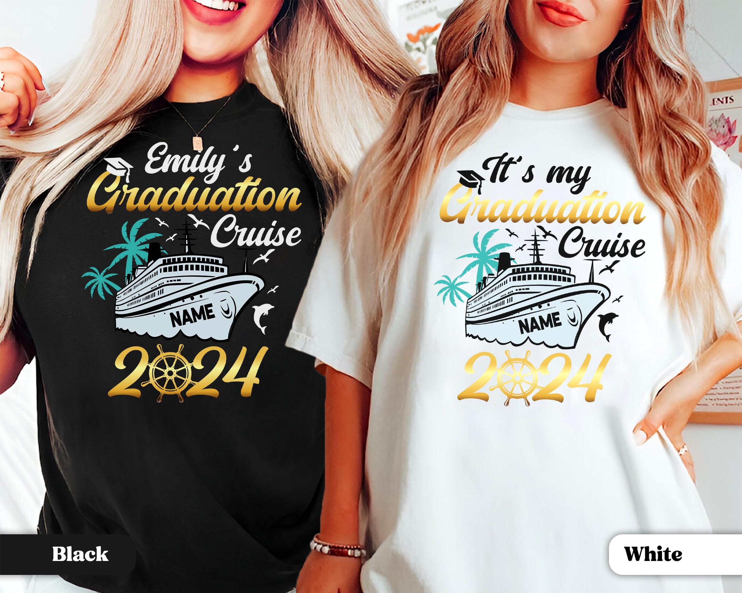 Graduation Cruise Shirt Class of 2024 Family Graduation Cruise T-shirts ...