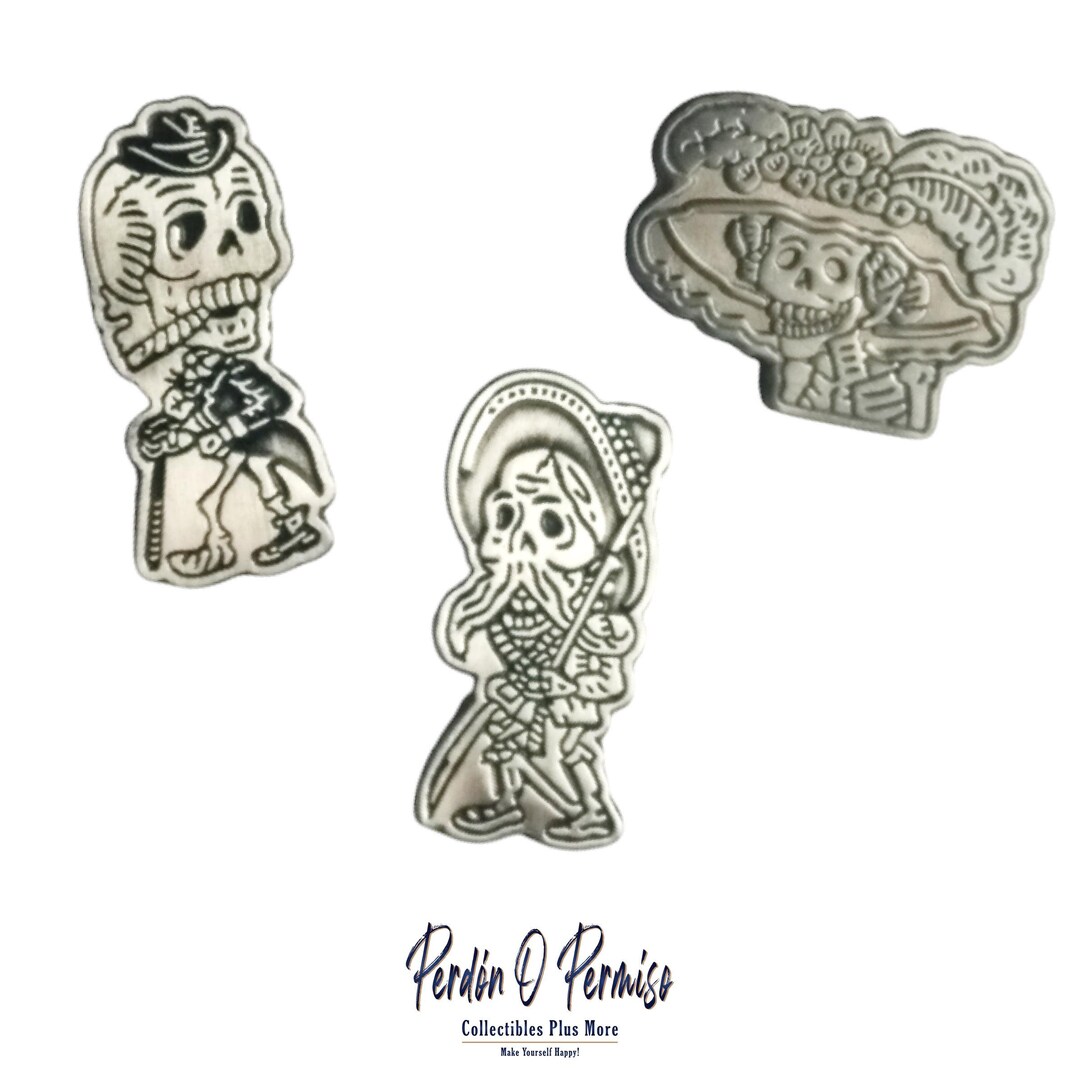 Dia De Los Muertos Lapel Pins | Day of the Dead Lapel Pins | Free ...