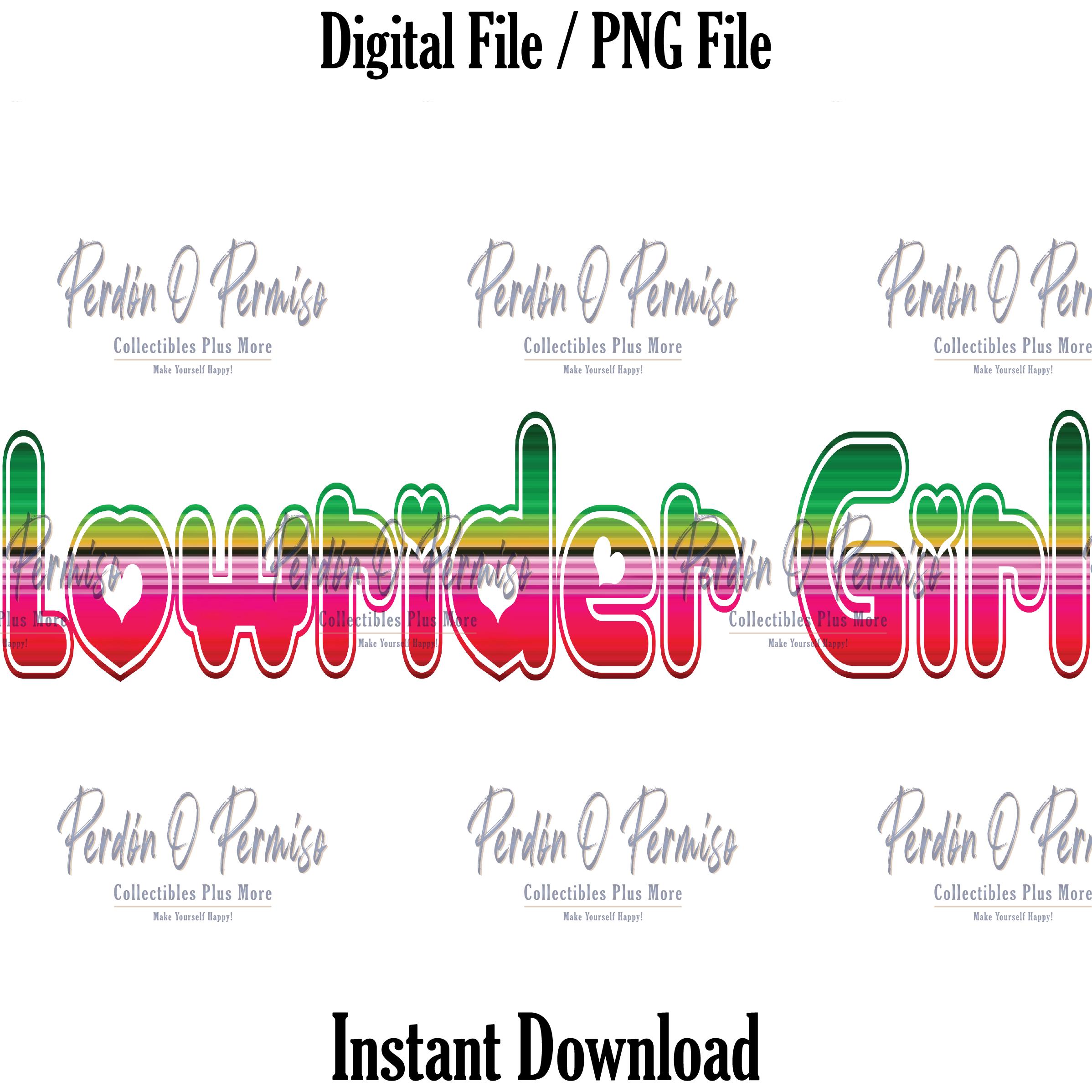 Lowrider Girl Digital Art | High Resolution PNG | Clear Transparent ...