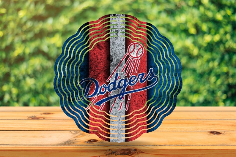 Dodgers Wind Spinner, Garden Wind Spinner, Los Angeles Yard Decor ...