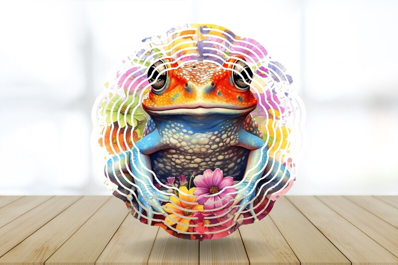 Frog Wind Spinner, Garden Wind Spinner, Frog Yard Decor, Metal Art ...